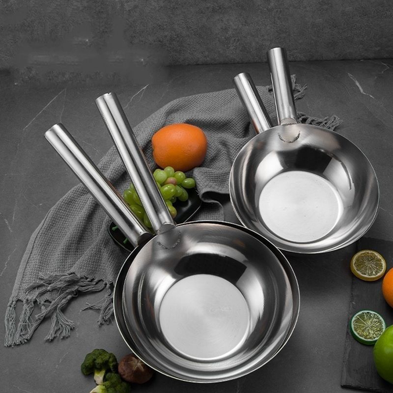 Jual Wajan mini / kuali mini stainless premium tebal gagang panjang ...