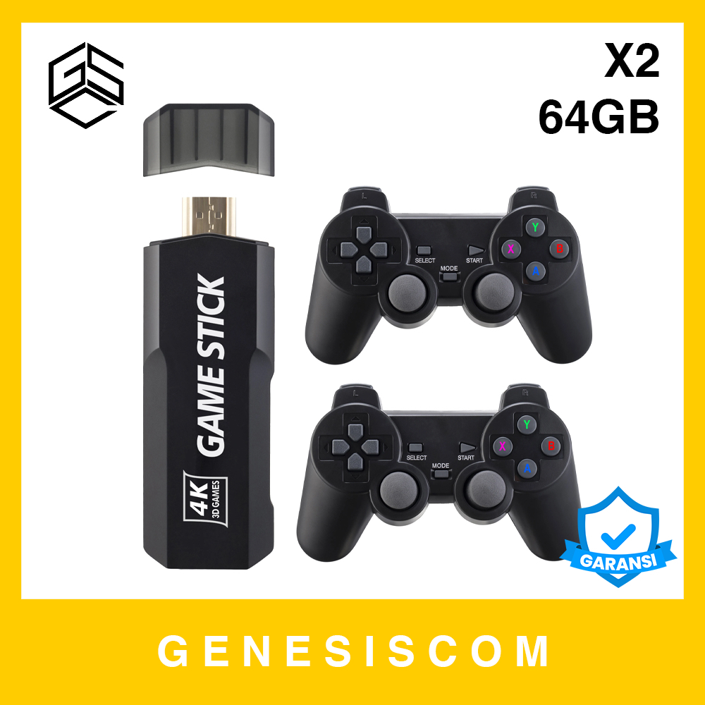 Jual Game TV Stick Box 4K X2 HDMI Video Console Konsol Wireless Gamepad ...