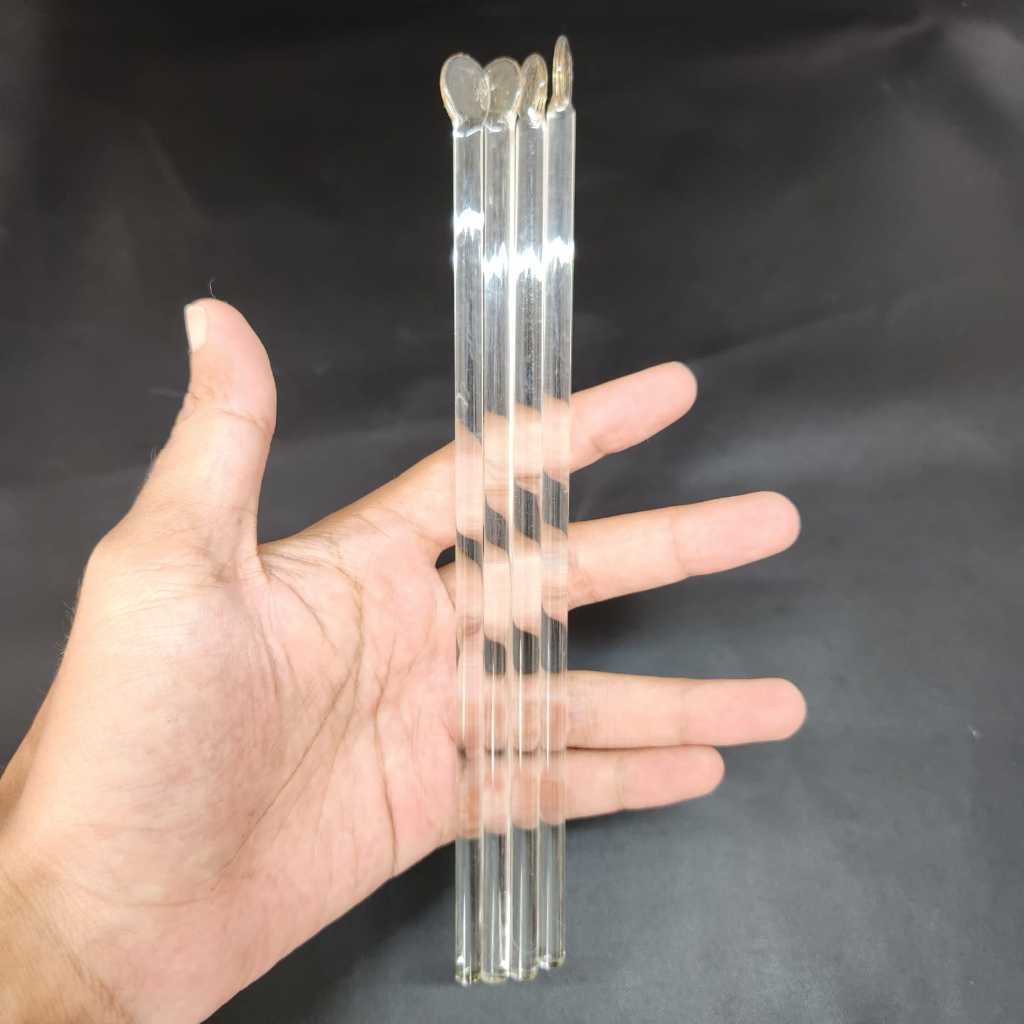 Jual Batang Pengaduk Kaca 20 CM 7mm TEBAL / Spatula Kaca / Glass Rod ...