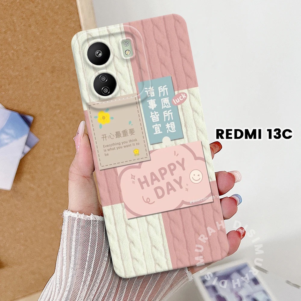 Jual (RD13C) Case Hp Pro Kamera Xiaomi redmi 13C Motif Bunga (SH02 ...