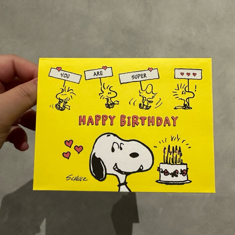 Jual SNOOPY - YOU ARE SUPER HAPPY BIRTHDAY / BIRTHDAY CARD | Shopee ...