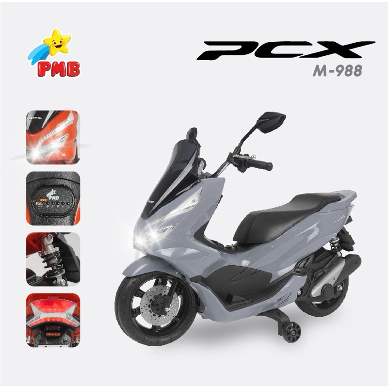 Jual Sepeda Motor Aki Mainan Anak PMB M-988 PCX besar | Shopee Indonesia