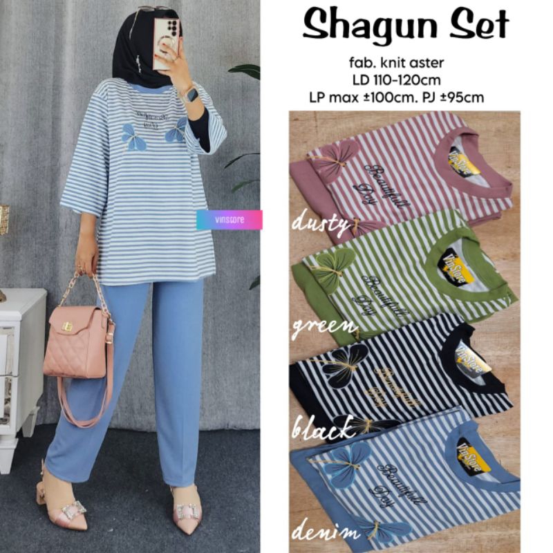 Jual (COD) SHAGUN SET // ORIGINAL VINSTORE // BEST PREMIUM | Shopee Indonesia