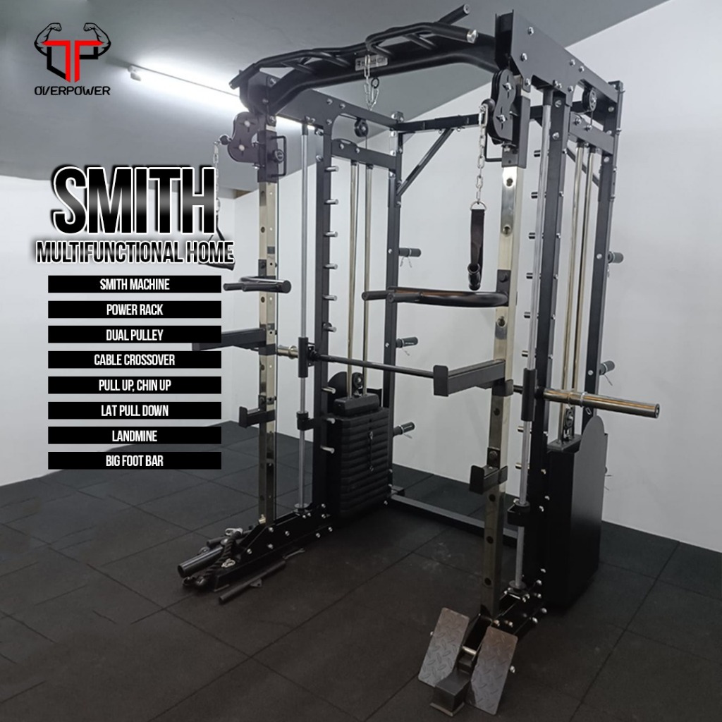 Jual BODYMASTER Smith Machine BM-3080MS - Power Rack Functional Bench ...