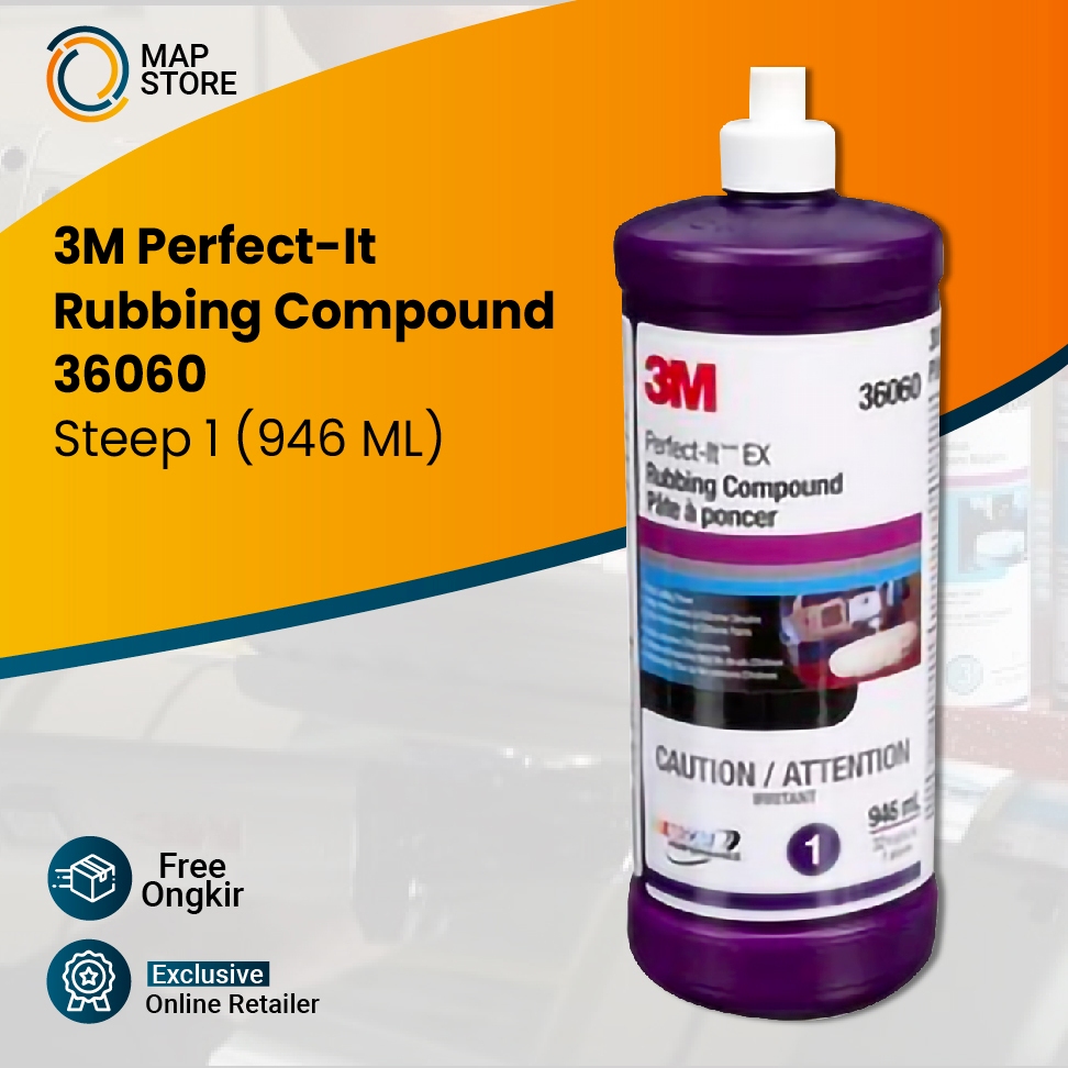 Jual 3M Perfect-It Rubbing Compound 36060-Steep 1 (946 ML) | Shopee Indonesia