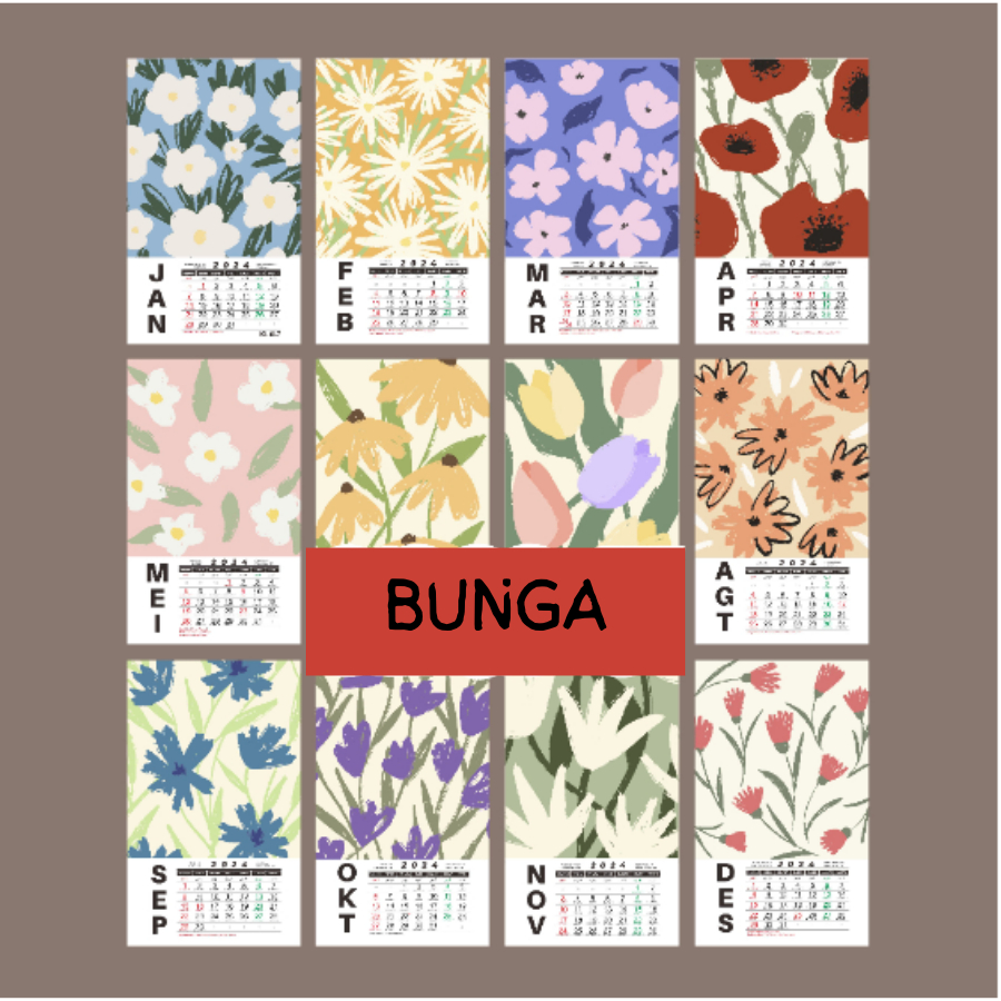 Jual Kalender Meja Mini Kalendar Minimalis Estetik Aesthetic Desk ...