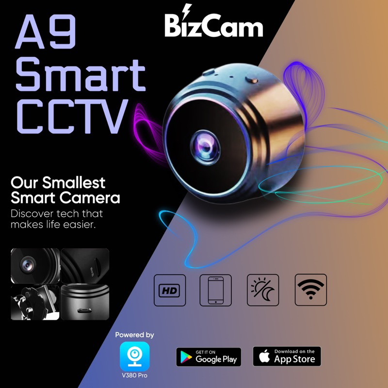Jual Bizcam - Mini A9 - CCTV Wireless A9 Mini Smart Camera Wifi HD ...
