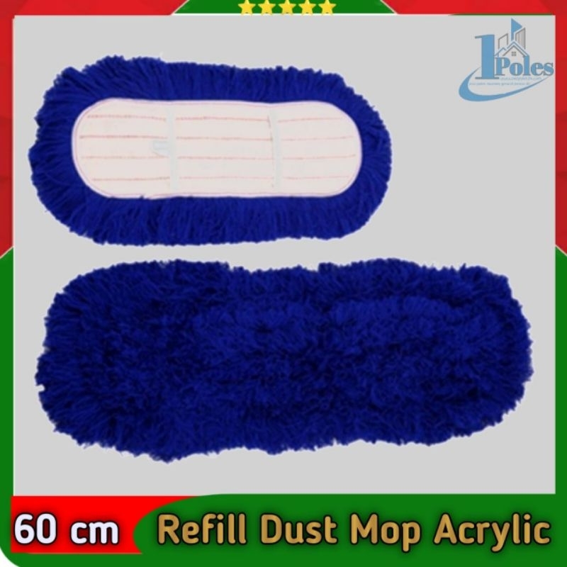 Jual Reffil kain Lobby Duster/Dust mop 60 cm | Shopee Indonesia