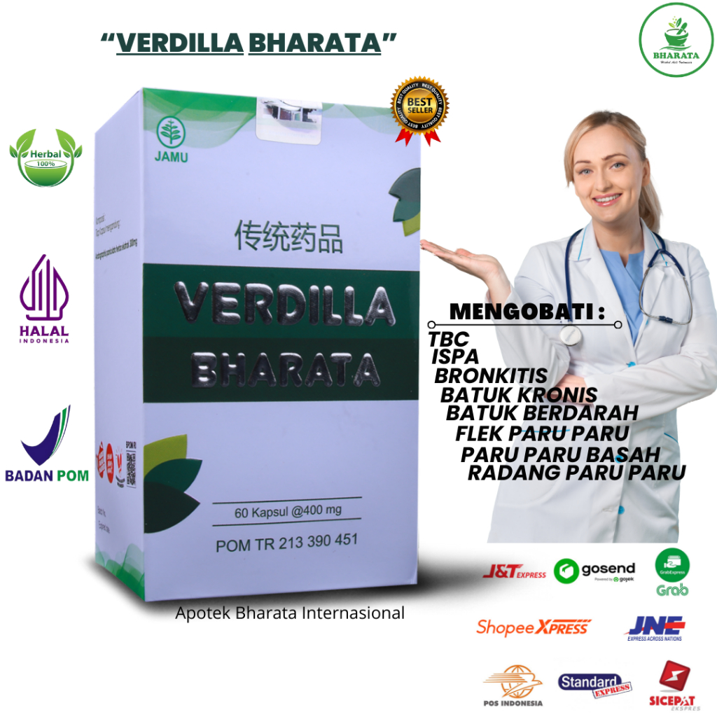 Jual Verdilla Bharata Obat Paru Paru TBC Asma Batuk Berdarah Infeksi ...