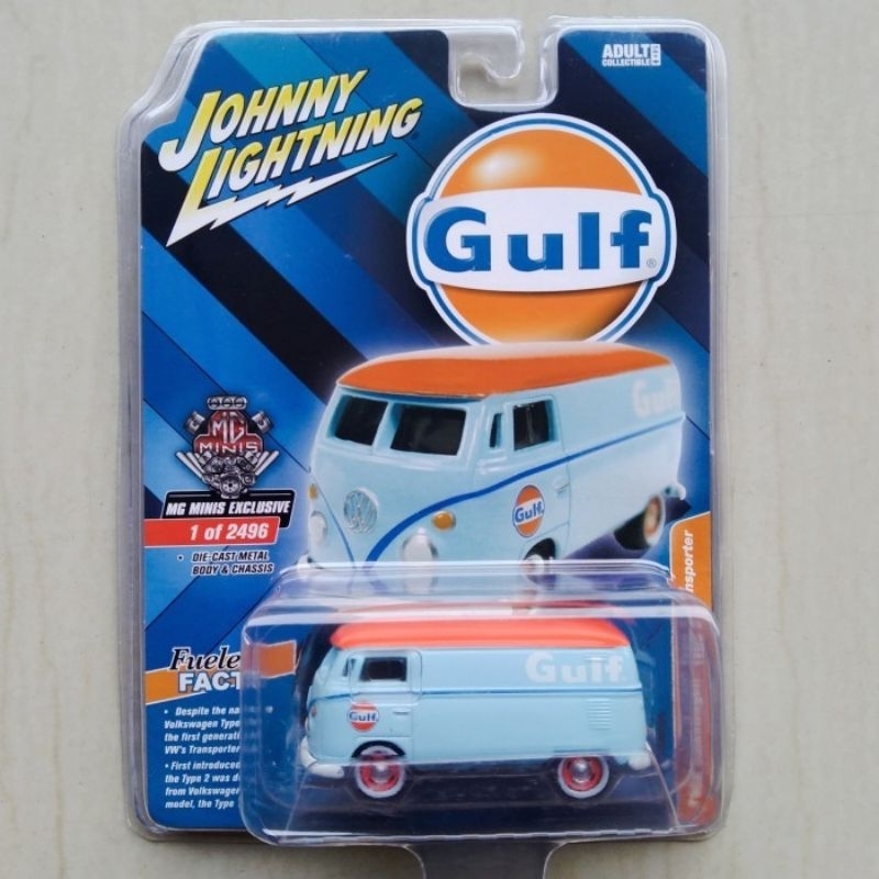 Jual Johnny Lightning 1965 VW Volkswagen Type 2 Transporter Bus Gulf ...