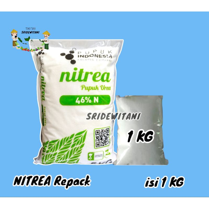 Jual NITREA Repack 1 KG Pupuk Urea Putih Penyubur Semua Tanaman | Shopee Indonesia
