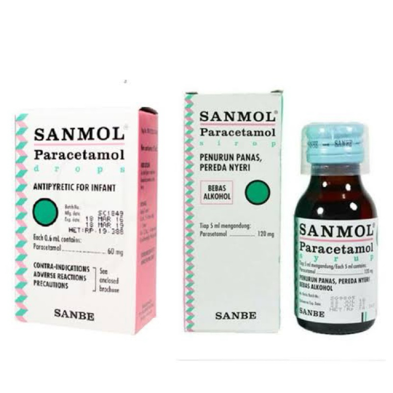 Jual SANMOL DROPS 15 ML, SIRUP 60 ML & FORTE SIRUP 60 ML | Shopee Indonesia