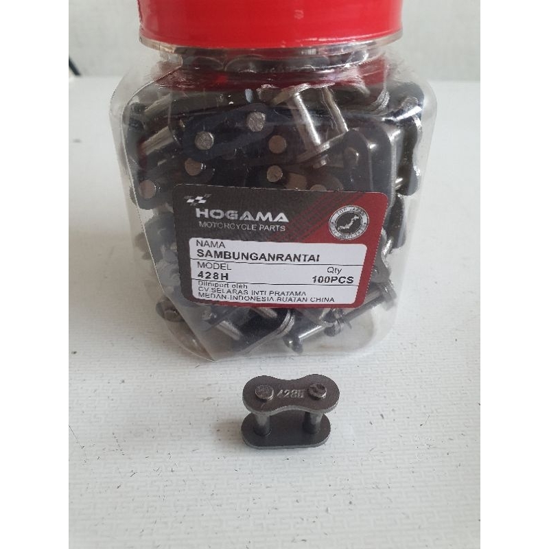 Jual SAMBUNGAN RANTAI CHAIN LOCK MOTOR 428 428H HOGAMA PCS | Shopee ...
