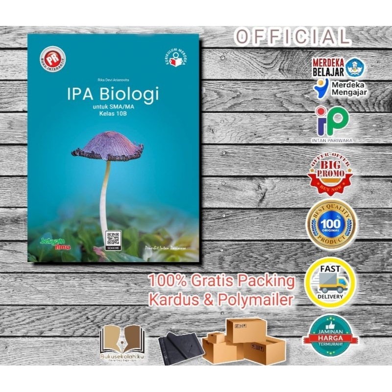 Jual Buku PR lks Interaktif Biologi Intan Pariwara SMA Kelas 10 Semester 2 Kurikulum Merdeka ...