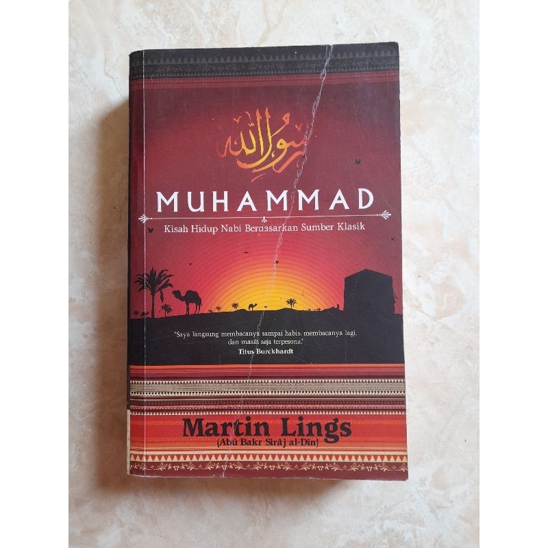 Jual [Original] Buku Muhammad Kisah hidup nabi berdasarkan sumber ...