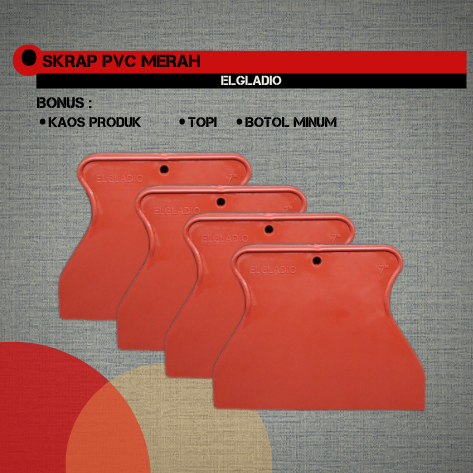 Jual Skrap Merah Elgladio Semua Ukuran Kapi PVC Dempul Skrap Plastik ...