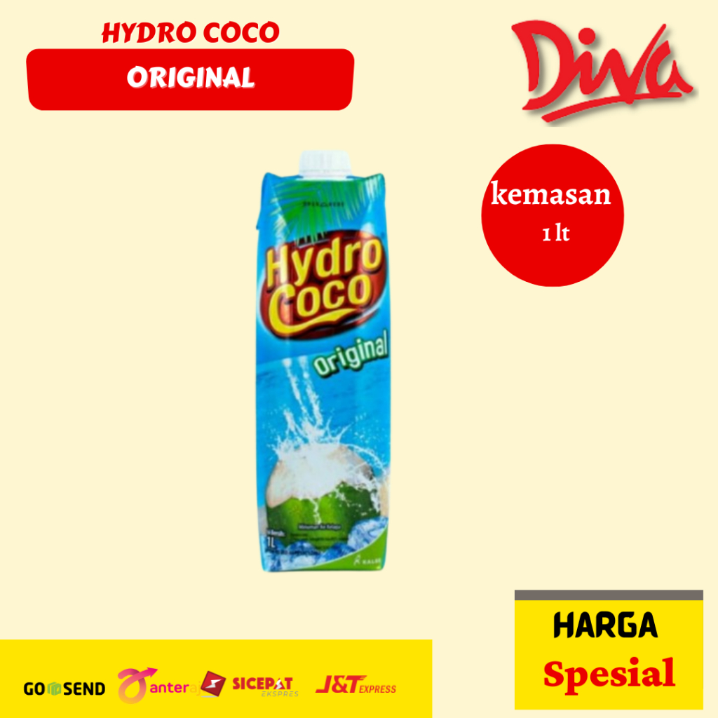 Jual Hydro Coco Air Kelapa Asli 1 Liter | Shopee Indonesia