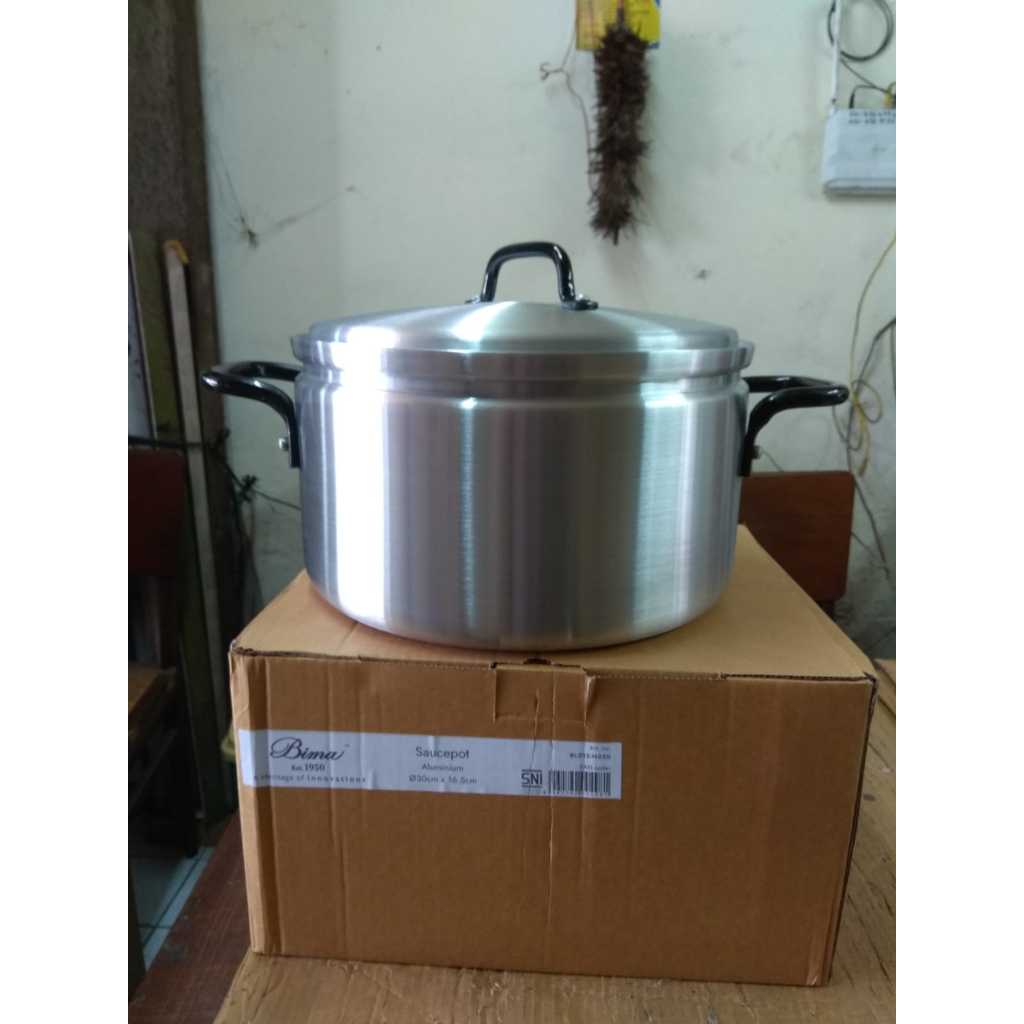 Jual Bima Saucepot 34cm Aluminium Bima Lux Panci Sauce Pot Panci Rebus ...