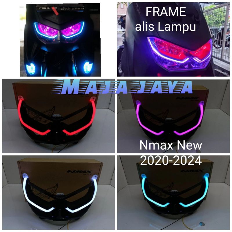 Jual LAMPU ALIS NMAX NEW RGB PLUS FRAME 2020-2024 AUTO LED RUNNING A ...
