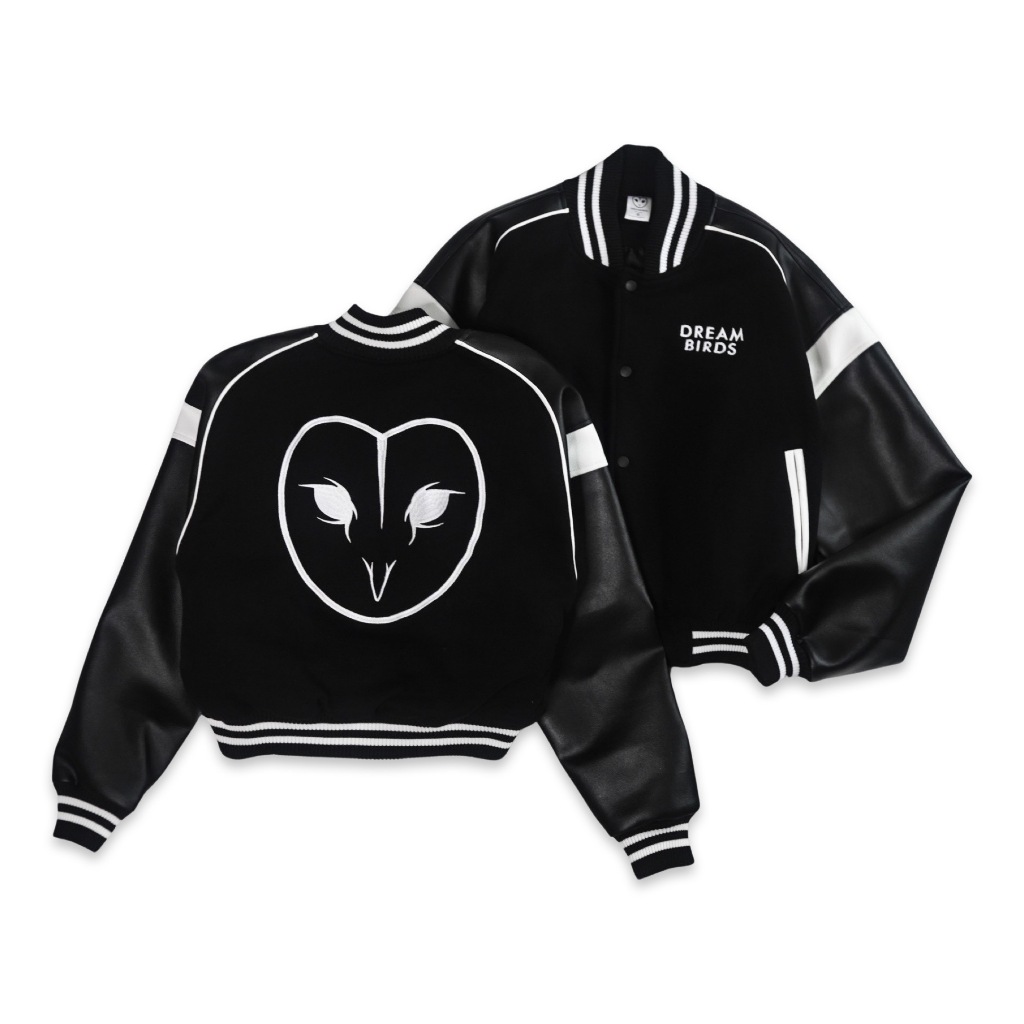Jual DREAMBIRDS "CLASSIC BLACK" VARSITY JACKET (CROP) | Shopee Indonesia