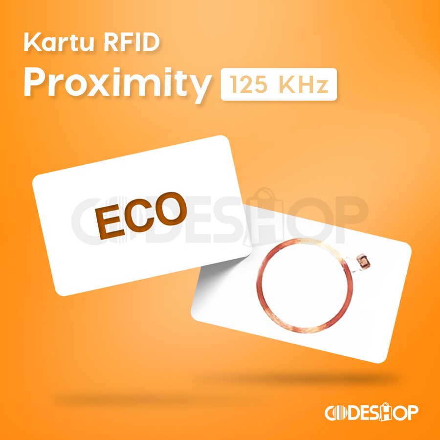 Jual Kartu Proximity Eco Murah | Blank Card Absensi RFID Proximity ...