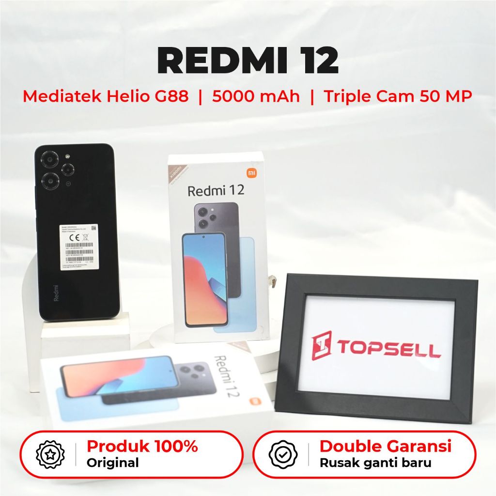 Jual Xiaomi Redmi 12 8+256GB [+8GB Extended RAM] Garansi Resmi Xiaomi ...