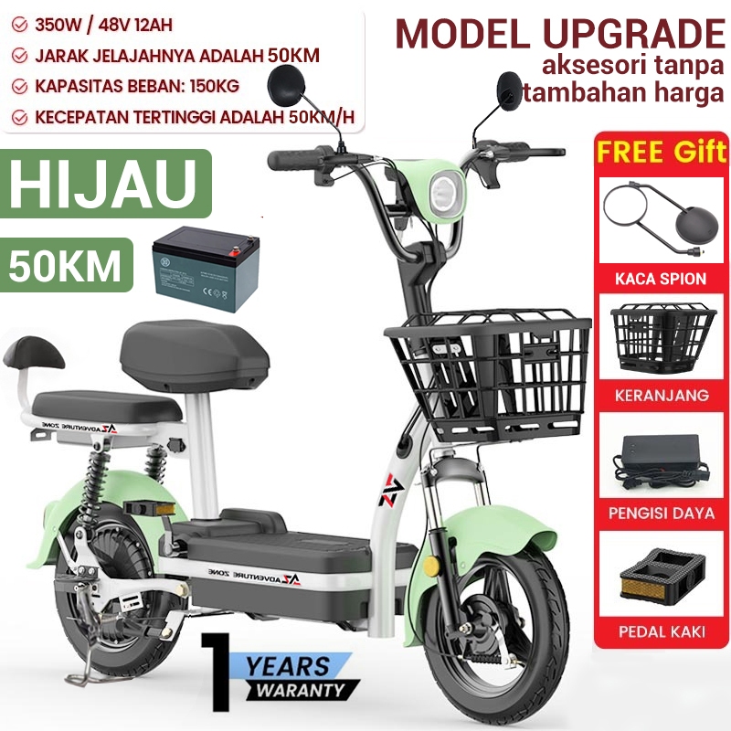 Jual Sepeda Listrik Dewasa Sepeda Motor Listrik Sepeda Listrik Dengan ...