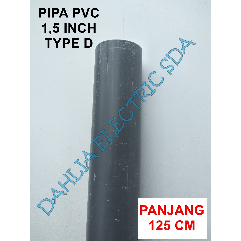 Jual PIPA PVC 1.5 INCH QUEENLON PANJANG 125 CM | Shopee Indonesia