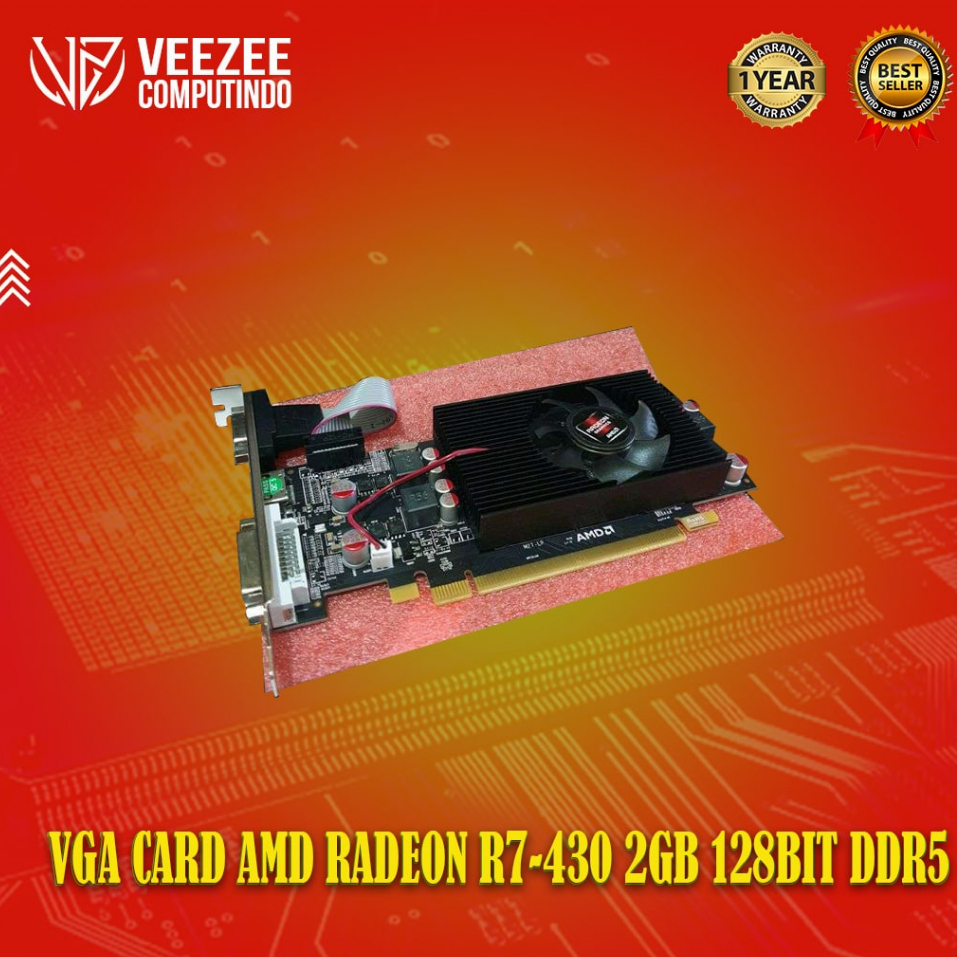 Jual VGA card amd radeon R7 430 2 gb ddr5 128 bit ori baru murah ...