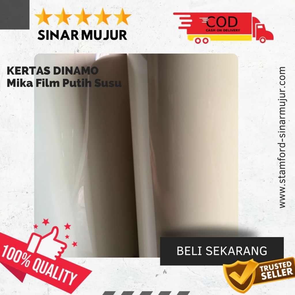 Jual Mika Film Putih Susu 0,20 mm - Dapat 7 Meter | Shopee Indonesia