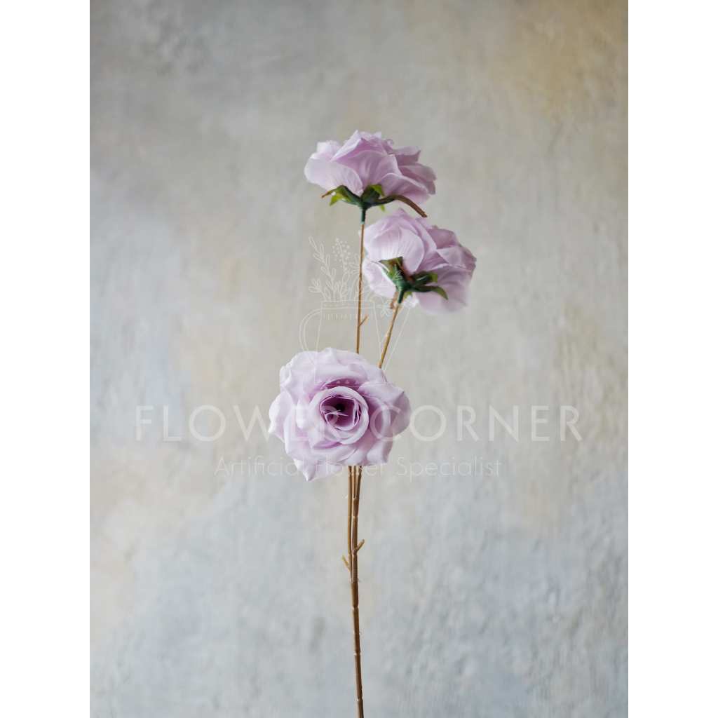 Jual Bunga Artificial Mawar Rose Mekar Spray Bold Color (B23214 ...