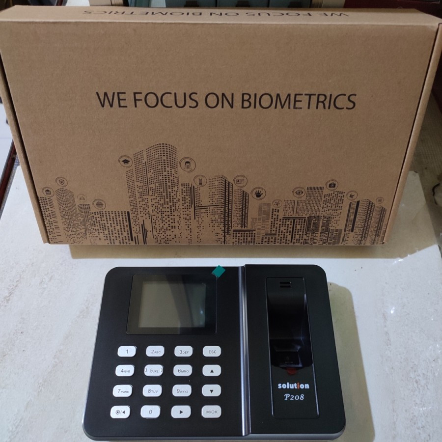 Jual Fingerprint Solution P208 Mesin Absensi Sidik Jari | Shopee Indonesia