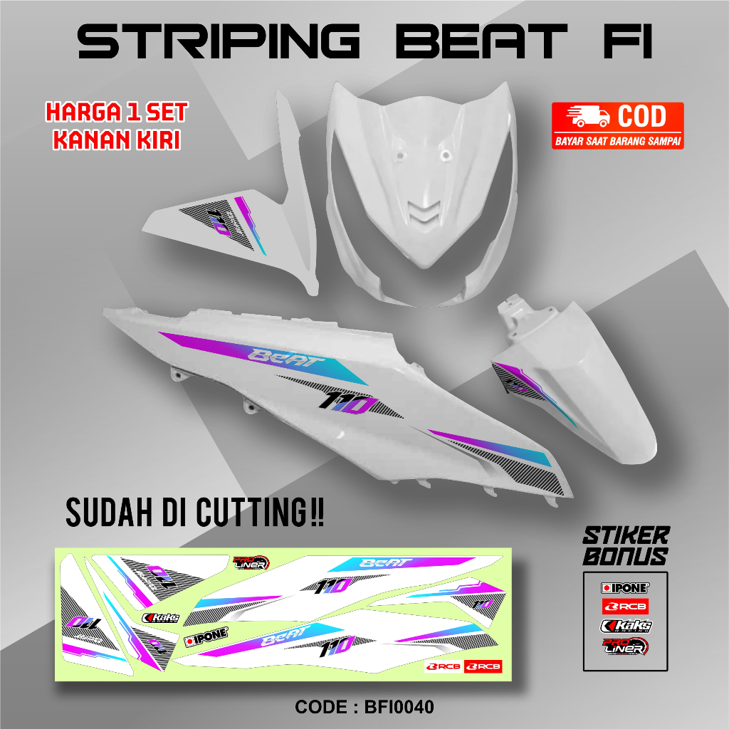Jual STRIPING BEAT FI / STRIPING BEAT / STIKER BEAT / STRIPING MOTOR ...