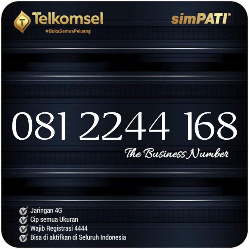 Jual telkomsel simpati 10 digit nomor cantik hoky hoki 2244 168 ...