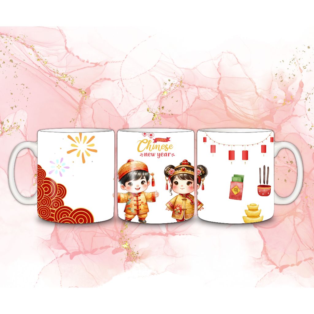 Jual Mug CNY 2024 tema Boy & Girl, Couple Part 1 | Shopee Indonesia