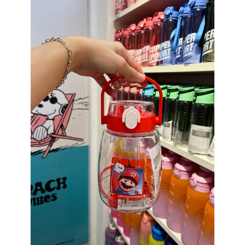 Jual MINISO x Super Mario Bross Tumblr / Temat Minum 1300ml | Shopee ...