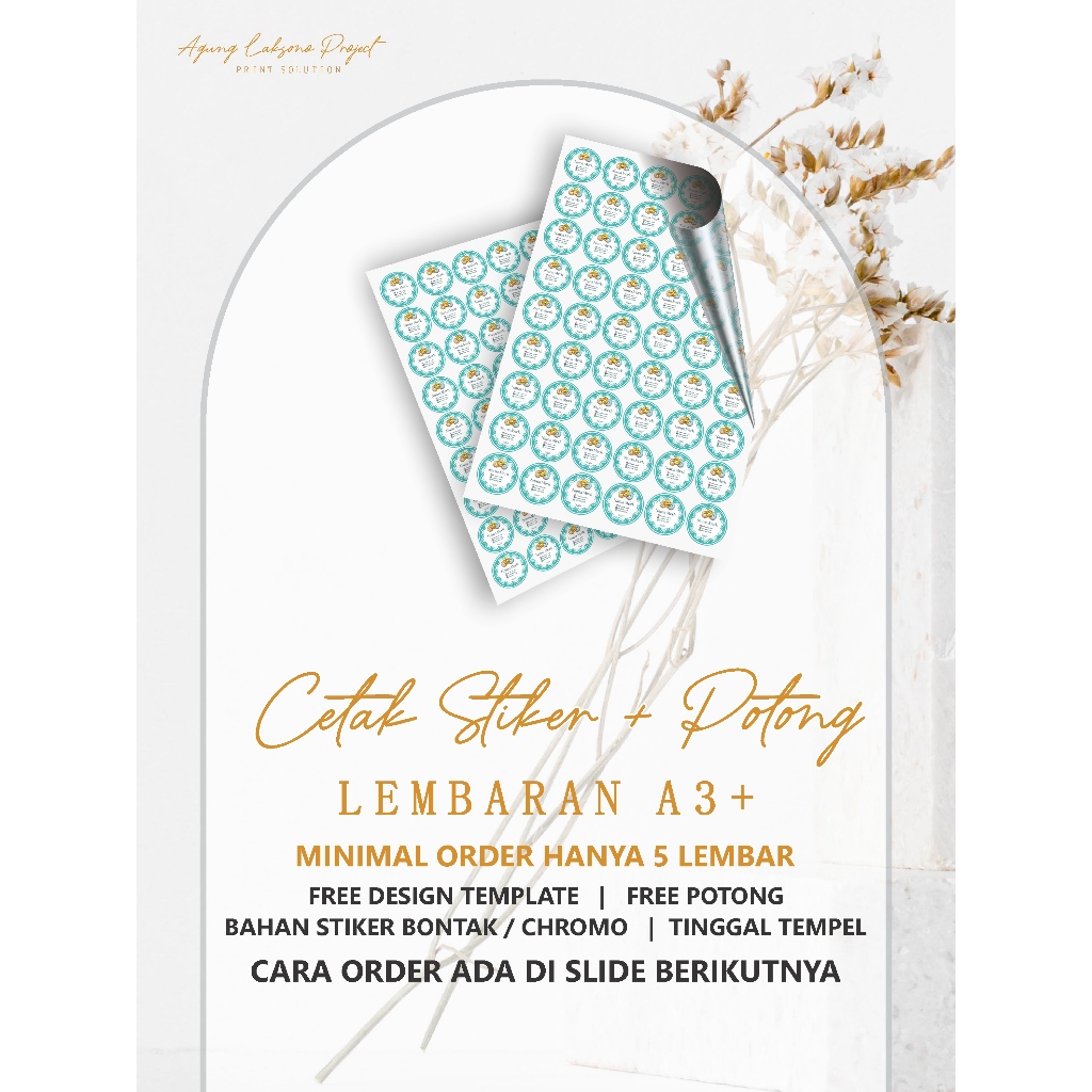 Jual Cetak Stiker Makanan Snack Camilan Gratis Design Bahan Bontak ...