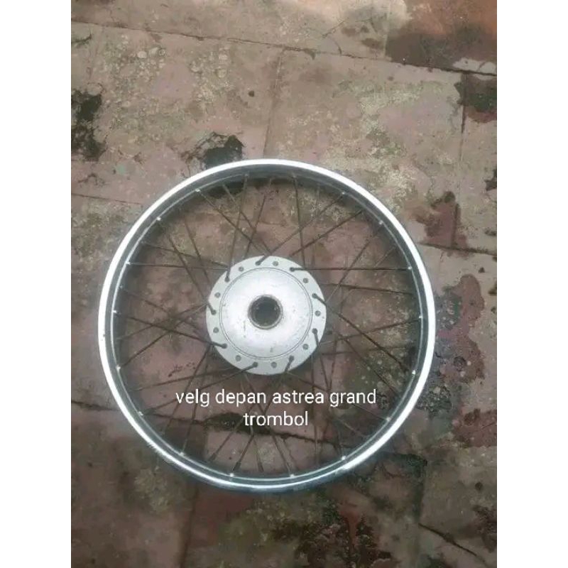 Jual velg depan astrea grand trombol original copotan | Shopee Indonesia