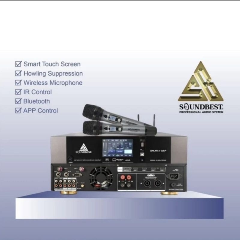Jual Audio Amplifier Karaoke Management Soundbest Galaxy DSP Plus Mic ...
