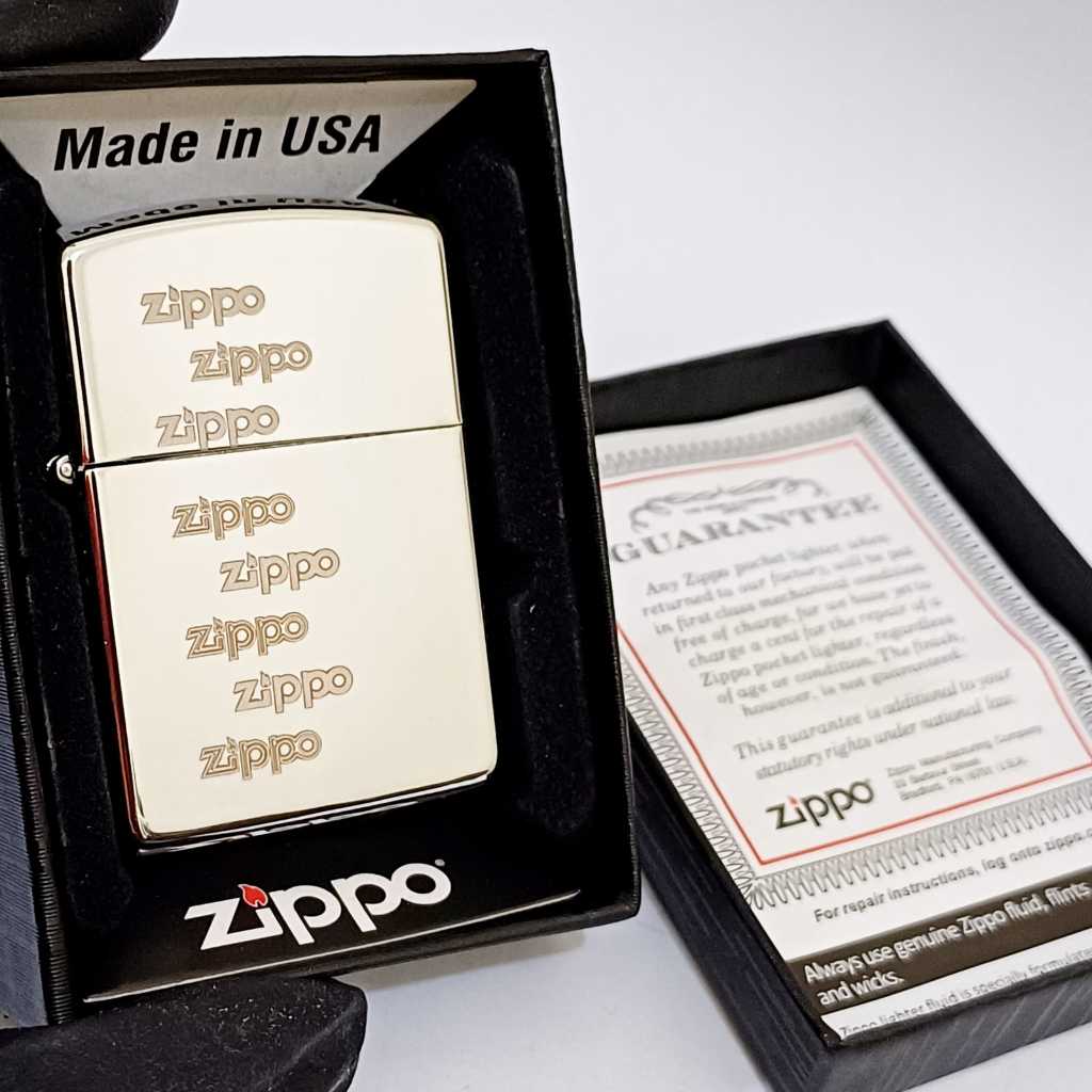 Jual korek api classic chrome warna silver motif grapir satu suara ...