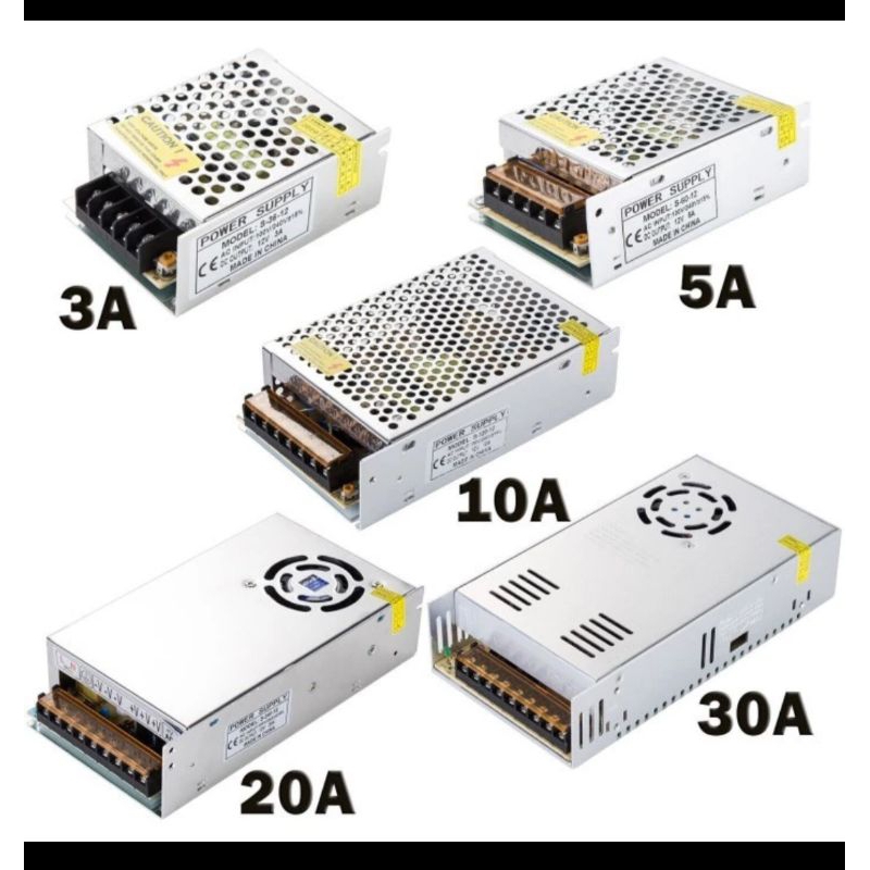 Jual Trafo Power Supply adaptor Switching 3A 5A 10A 15A 20A 30A 40A ...