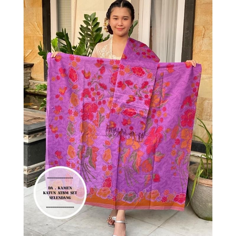 Jual Kamen Songket Jarik Batik ATBM Plus Selendang | Shopee Indonesia