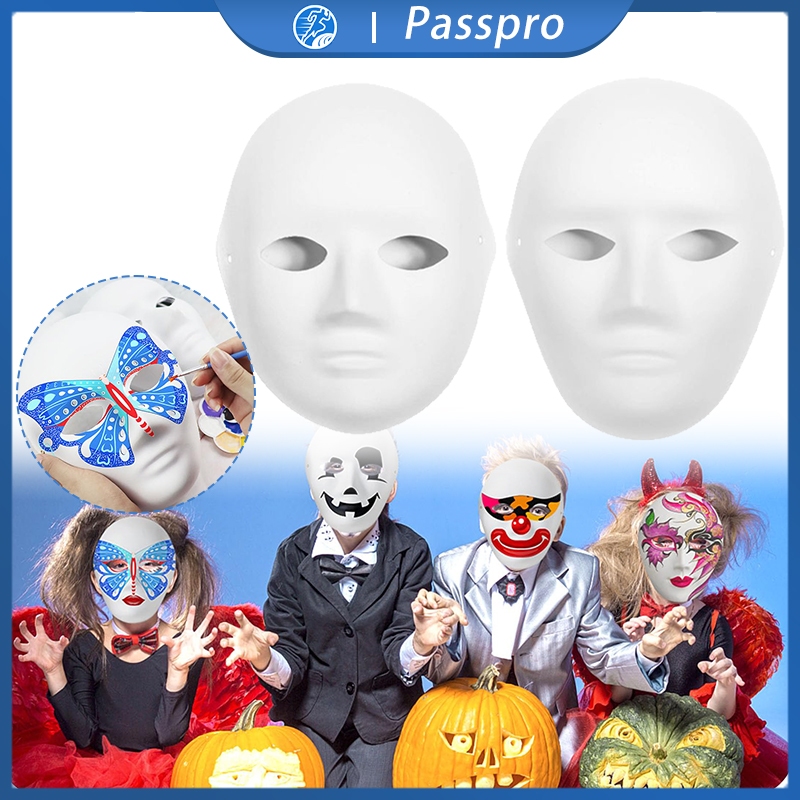Jual Topeng Putih Polos Bisa Dilukis Topeng Karakter DIY | Shopee Indonesia
