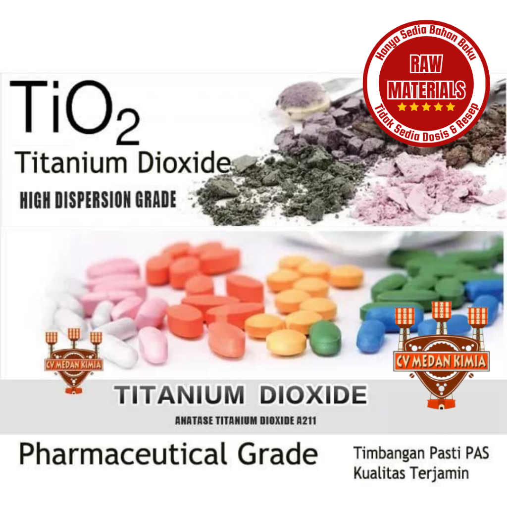 Jual Mica White Titanium Dioxide 100 gram Pigmen Warna TiO2 100gram ...