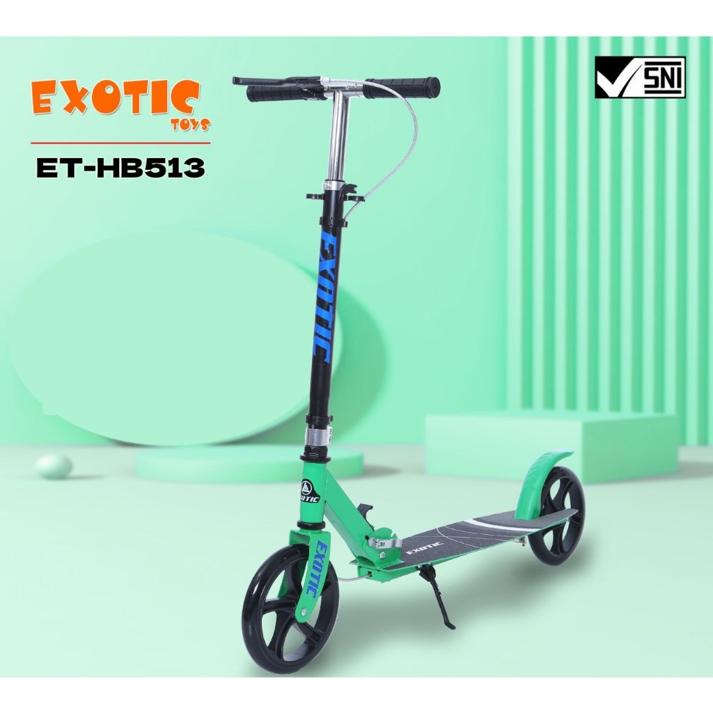 Jual Skuter EXOTIC ET HB 512 dan 513 Roda Dua Bisa Lipat Scooter 100kg ...