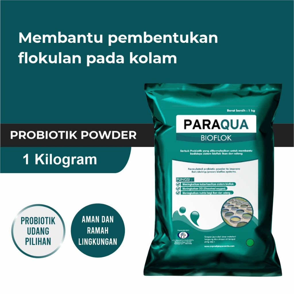 Jual Probiotik Ikan dan Udang - Untuk Budidaya Sistem Bioflok - PARAQUA ...