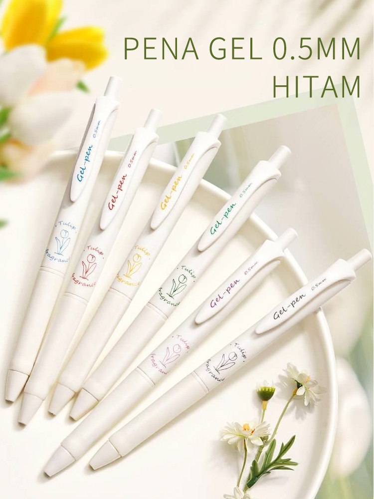 Jual Ins Gel Pen Pulpen Gel Retractable Tinta Hitam 0.5mm/PULPEN GEL ...