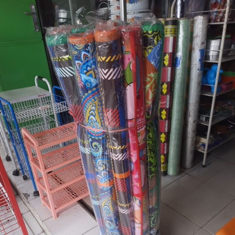 Jual Tikar Gulung Plastik Karpet Lantai Motif Anak Murah Ukuran 120 x ...