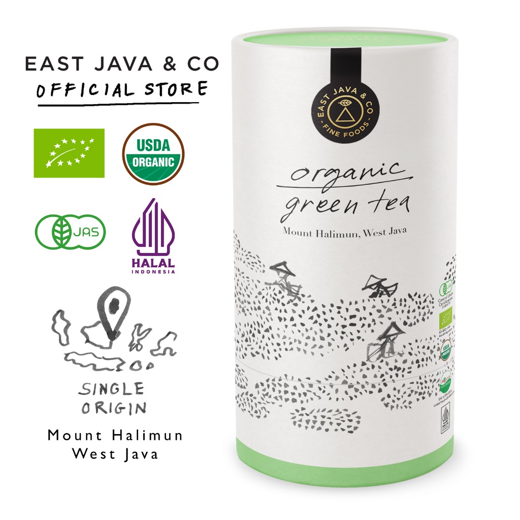 Jual East Java & Co Organic Green Tea - Loose Leaf 40g (Teh Hijau ...