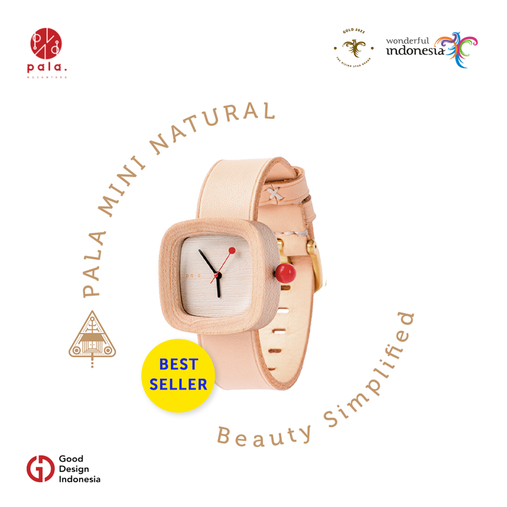 Jual PALA Nusantara NATURAL MINI JAM TANGAN KAYU DAN KULIT ASLI FASHION ...